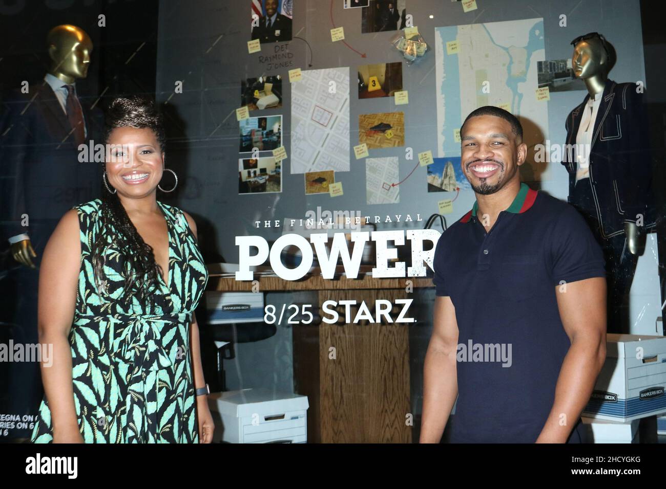 New York - NY - 20190819 The cast of Starz 'Power' pose for pictures ...