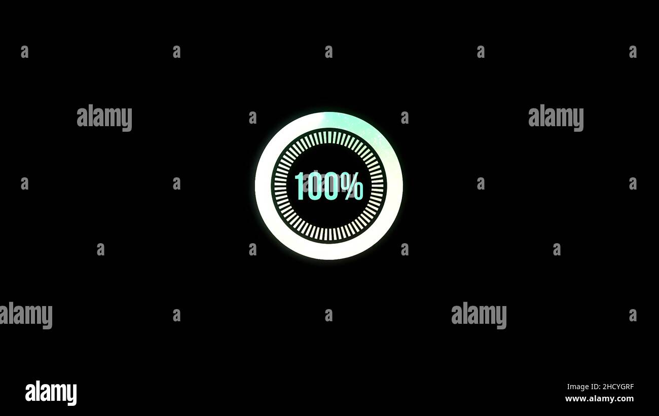 Set of circular sector percentage diagram from 0 to 100 readiness ...