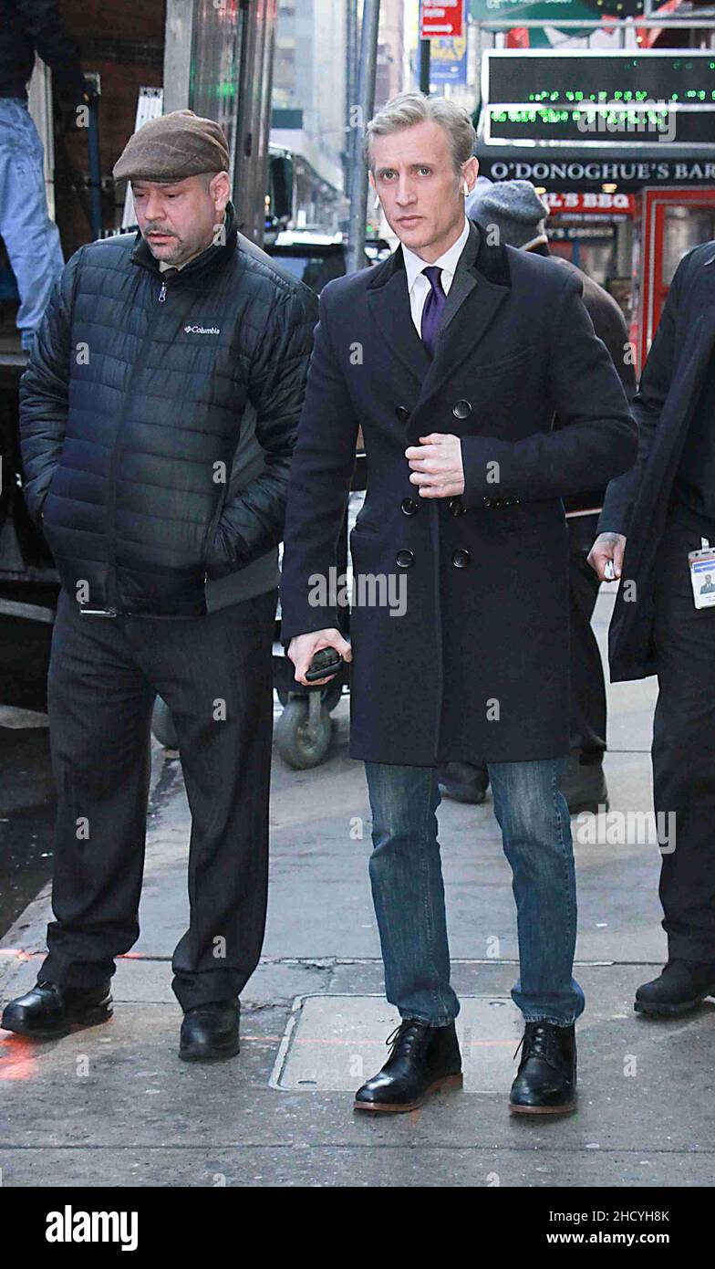 New York - NY - 20190221 Stars were seen visiting the 'Strahan & Sara ...