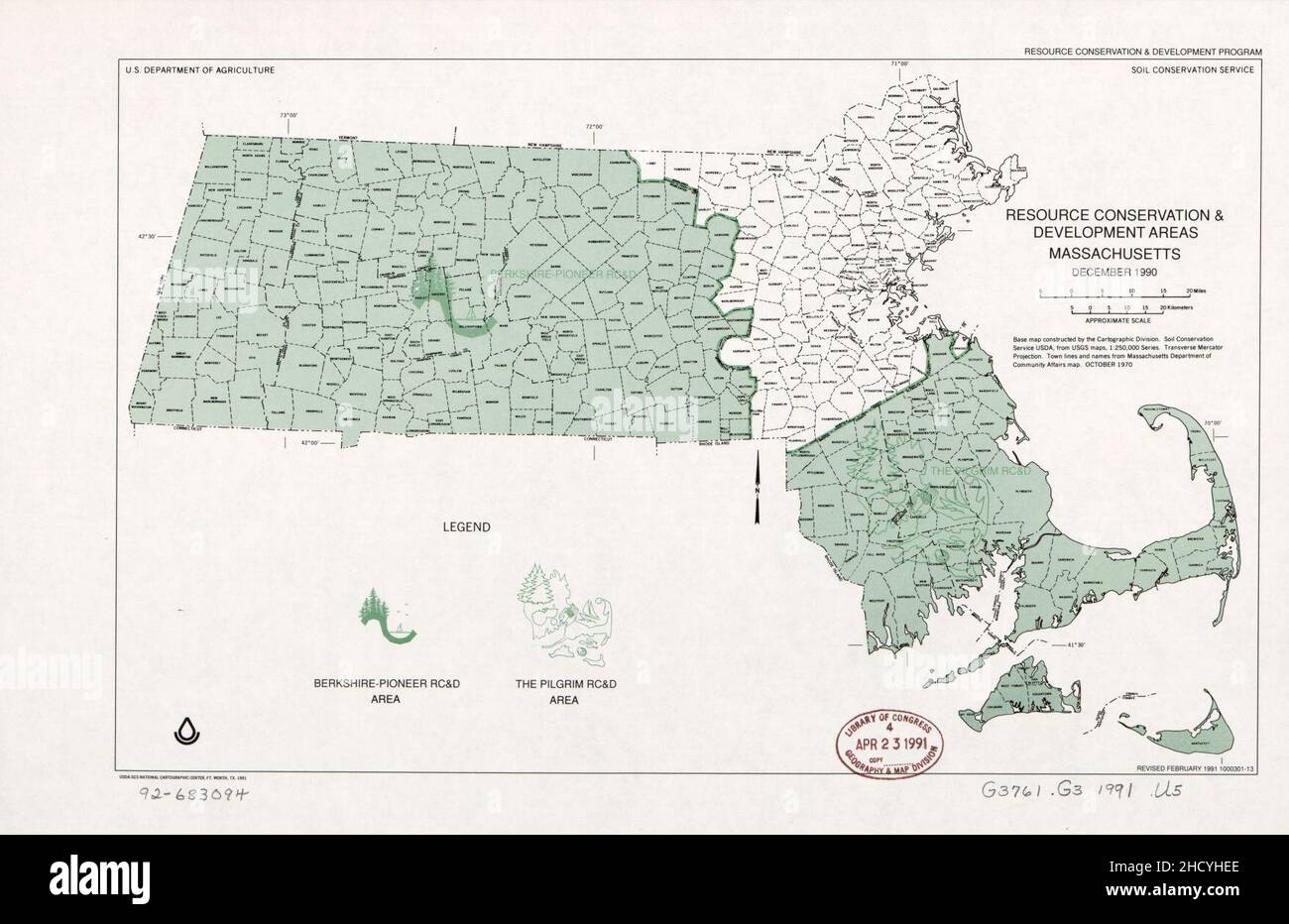 Resource conservation & development areas, Massachusetts - December ...