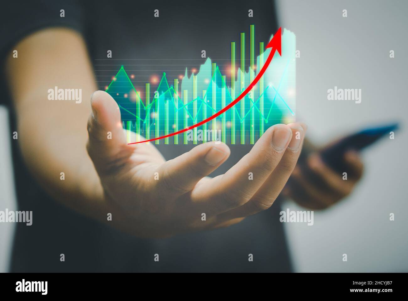 Investment graphs hi-res stock photography and images - Alamy