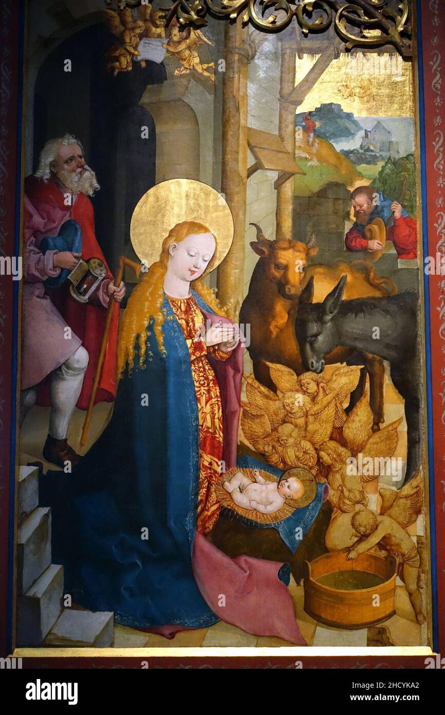 Retable from St. Cyriacus and Pankratius Church, detail 3, by workshop of Niclaus Weckmann ...