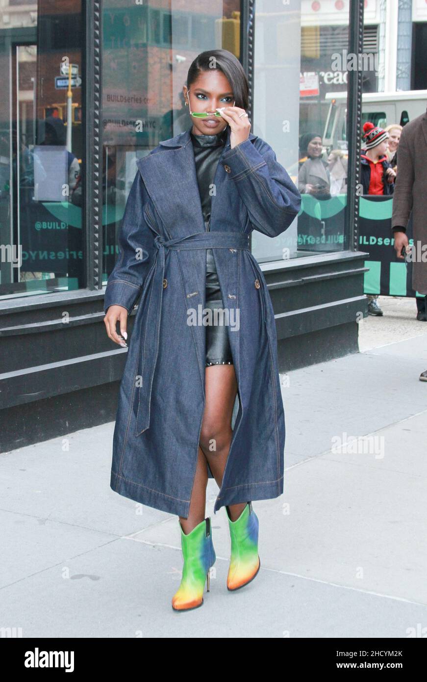 New York - NY - 20190313 Ryan Destiny was seen visiting the Build ...