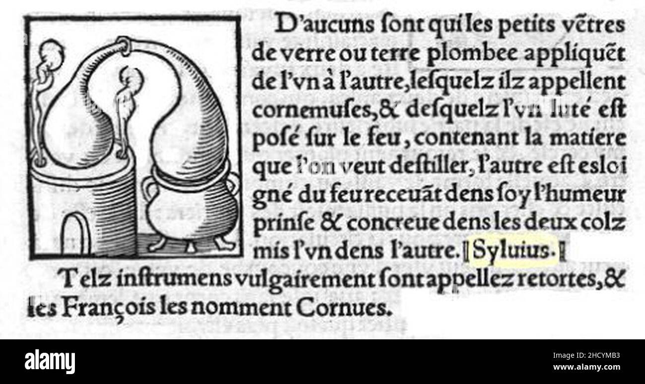 Retorte Conrad Gesner Stock Photo - Alamy