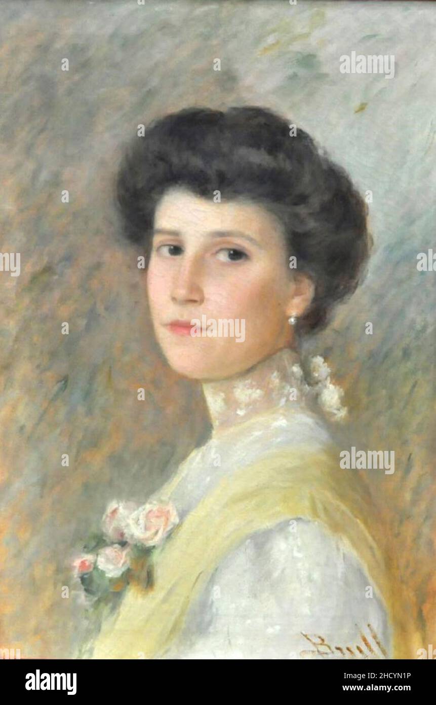 Retrat de la Srta Asunción Bartrina Bartumeus - Joan Brull i Vinyoles ...