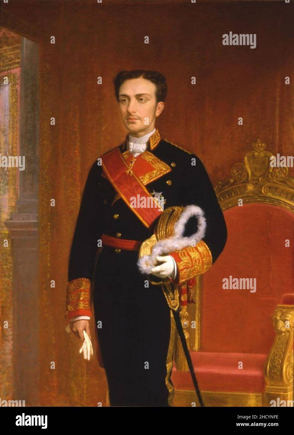 Retrato de Alfonso XII (Real Academia de Bellas Artes de San Fernando ...