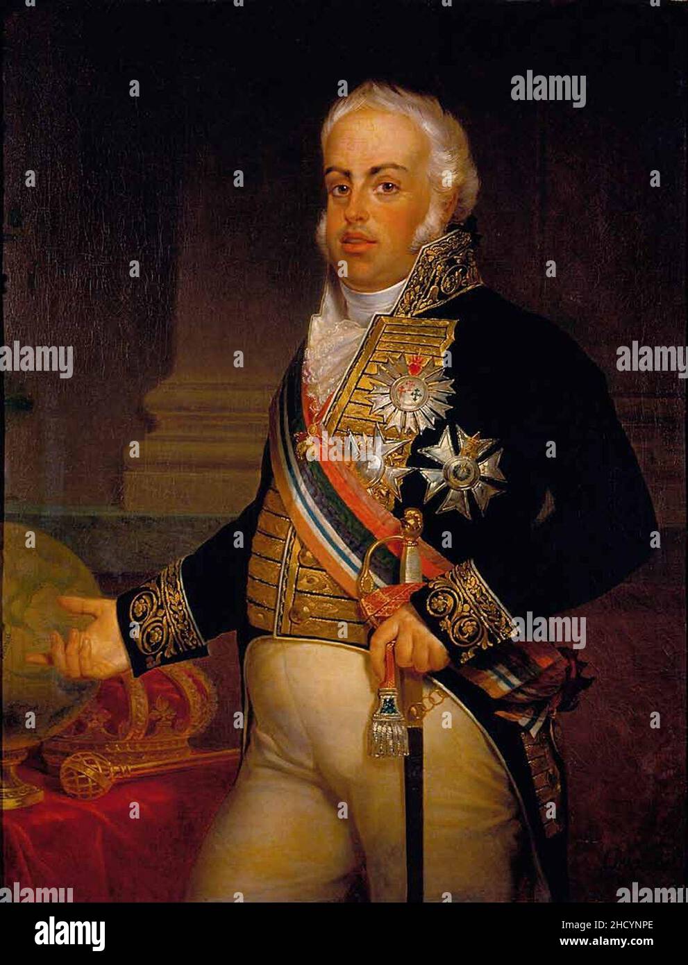 Retrato de D. Joao VI - Gregorius, Albertus Jacob Frans Stock Photo - Alamy