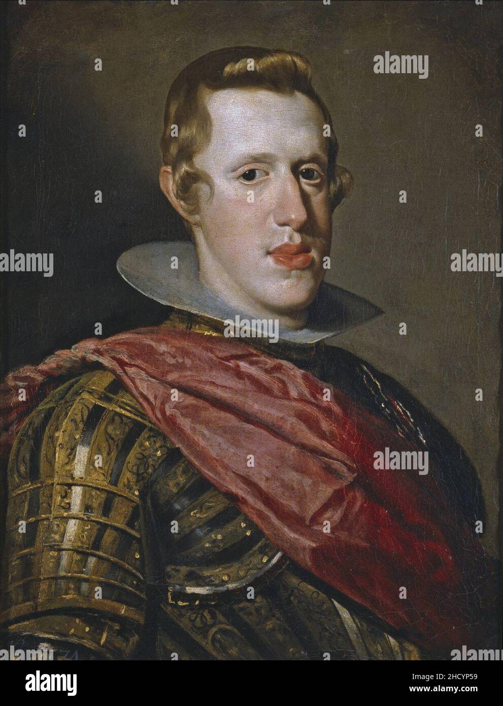 Retrato de Felipe IV en armadura, by Diego Velázquez Stock Photo - Alamy