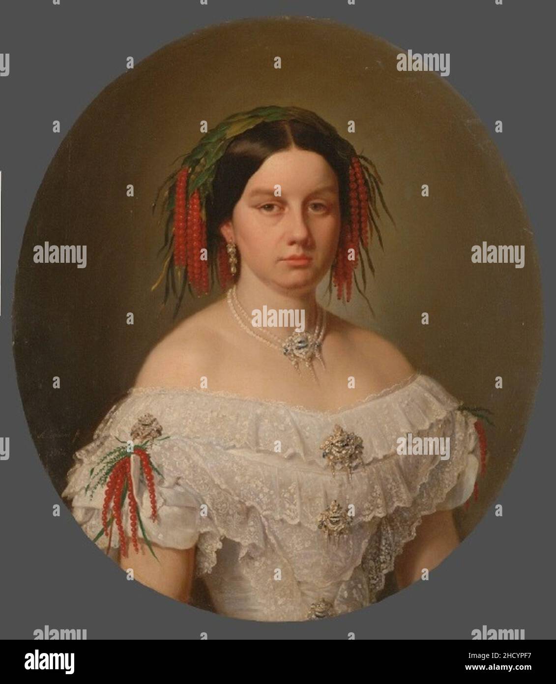 Retrato de la hija de los marqueses de Peñaflorida, de Antonio María ...