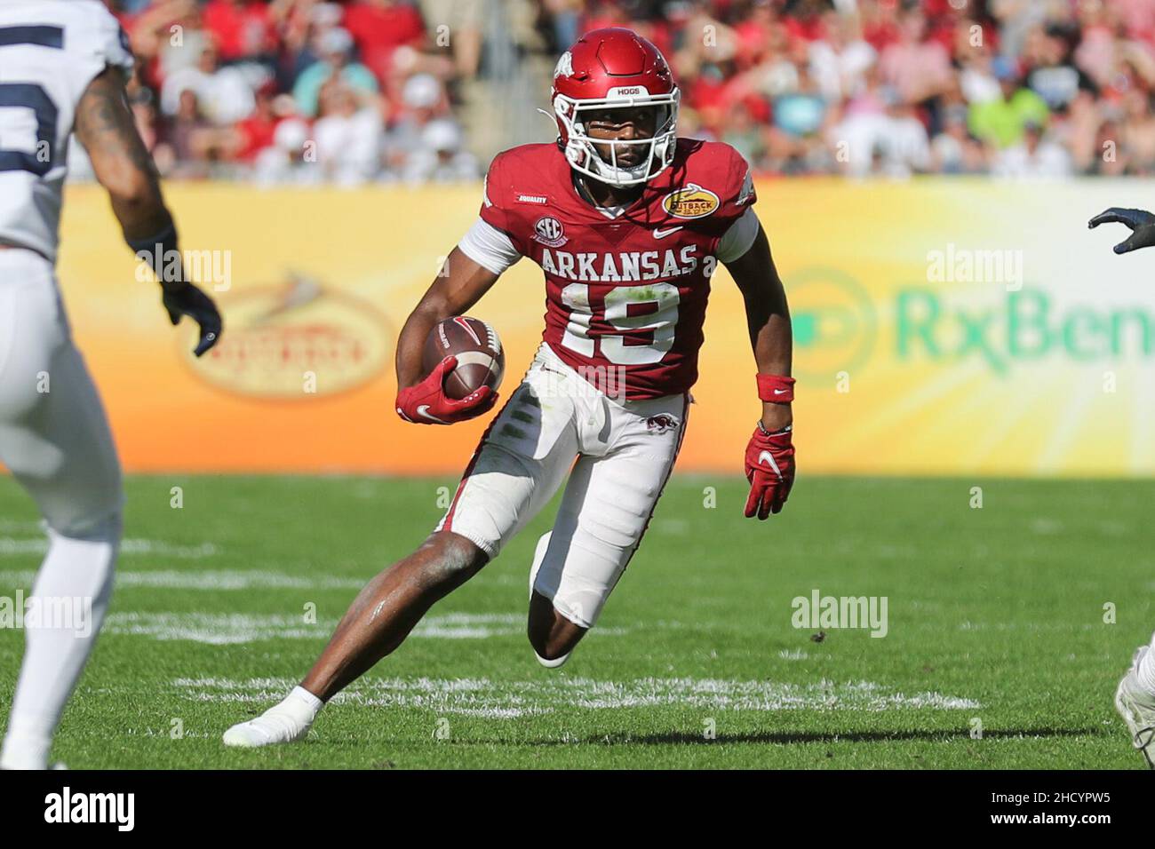 January 1, 2022: Arkansas Razorbacks wide receiver TYSON MORRIS (19 ...