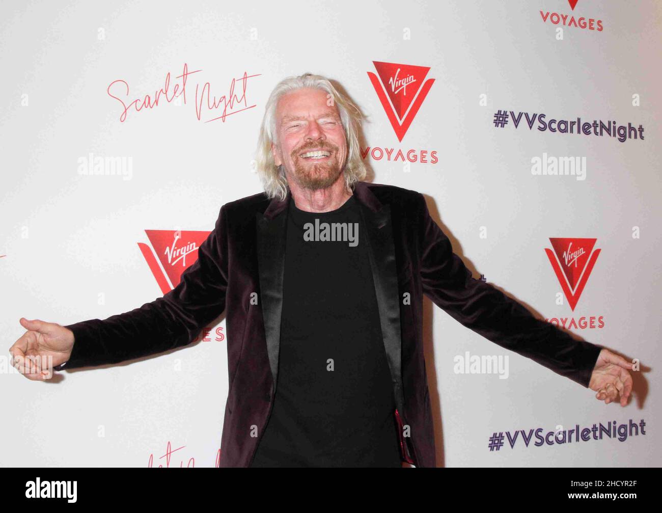 New York - NY - 20190214 Stars attended the Virgin Voyages Scarlet ...