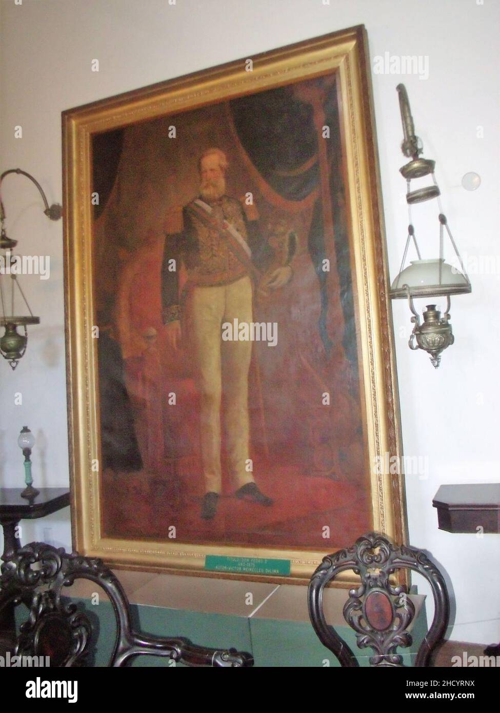 Retrato oficial de Dom Pedro II em 1875 Stock Photo - Alamy