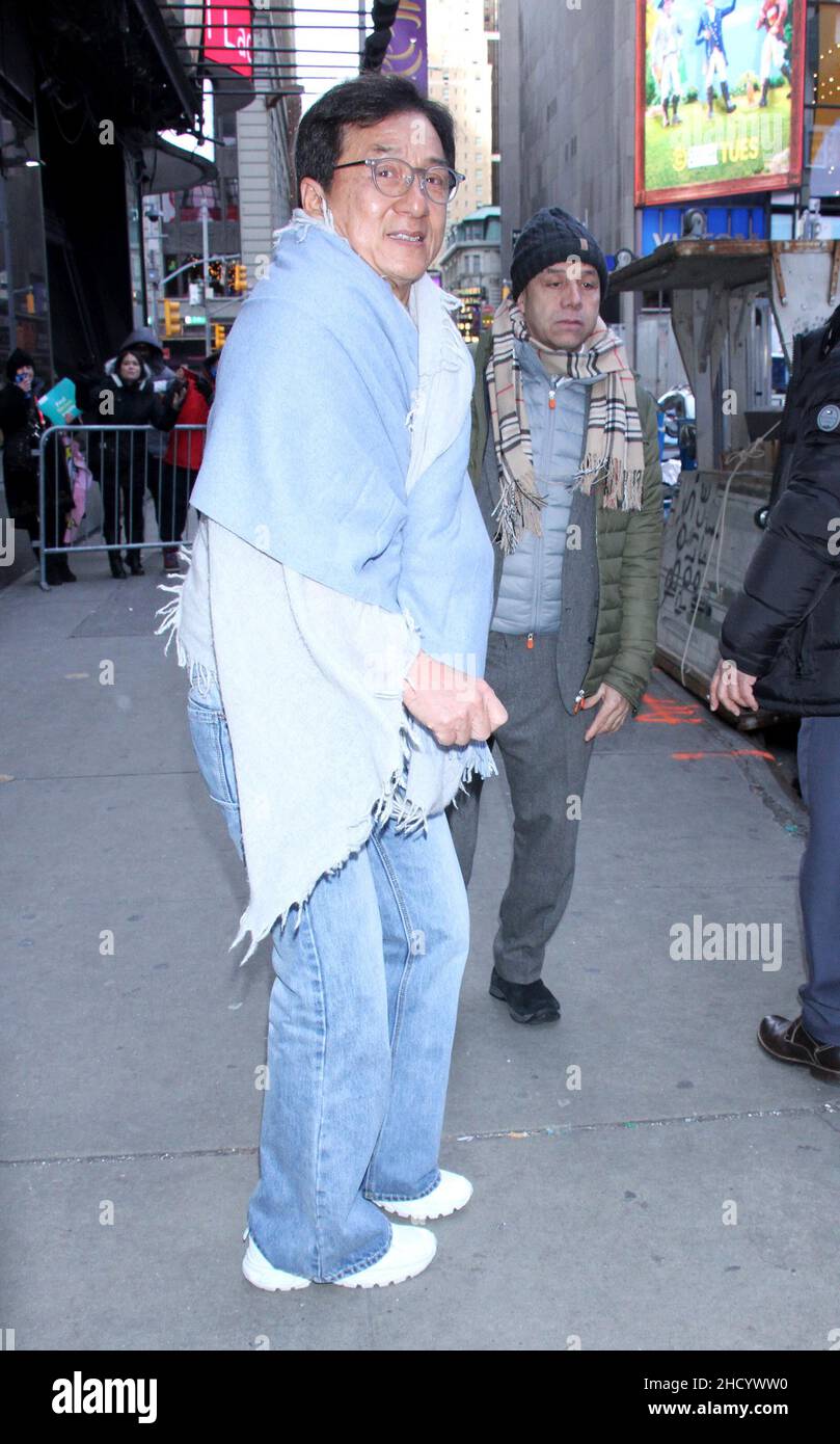 New York - NY - 20190121-Chris Pine and Jackie Chan at Good Morning ...
