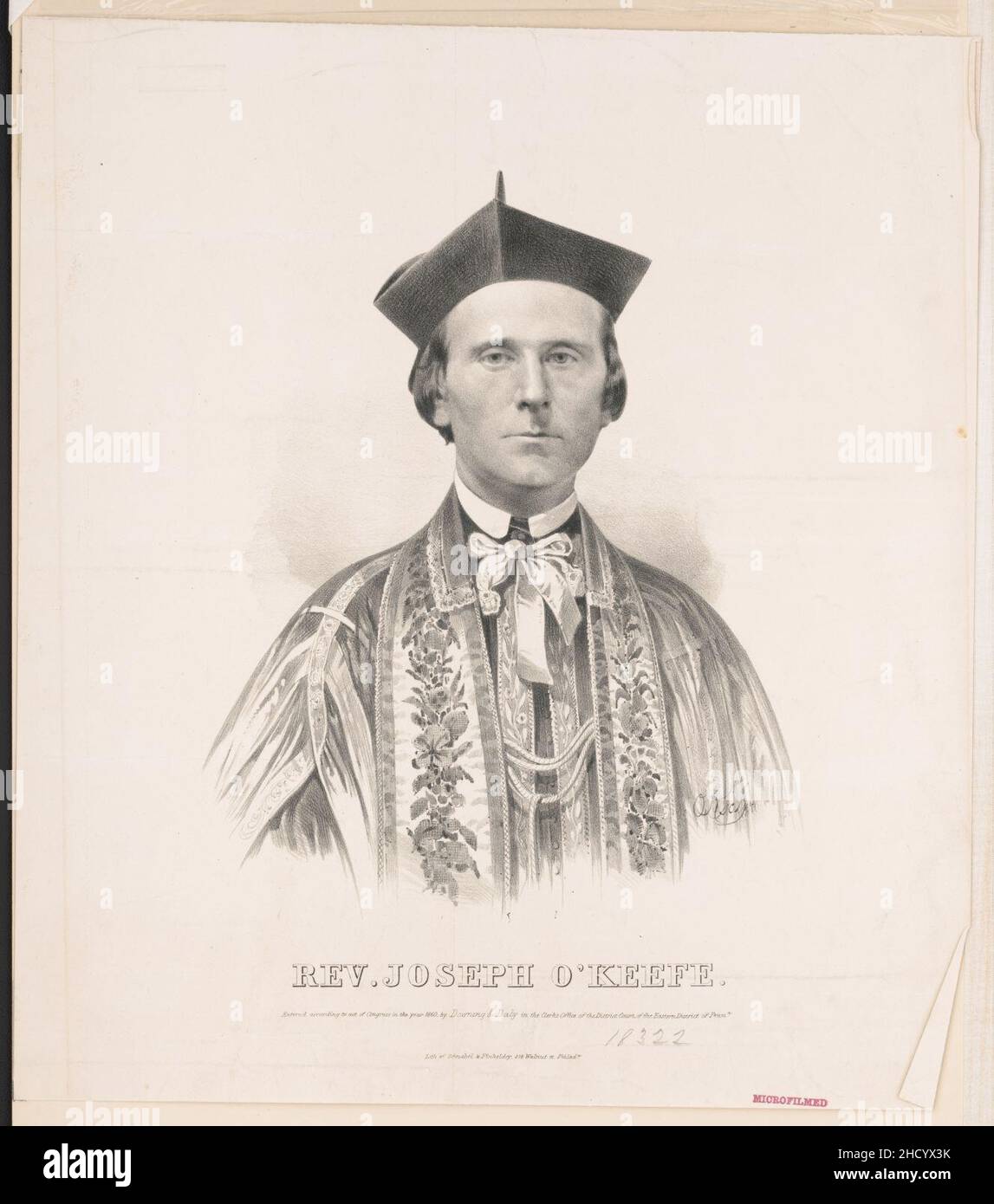 Rev. Joseph O'Keefe Stock Photo - Alamy