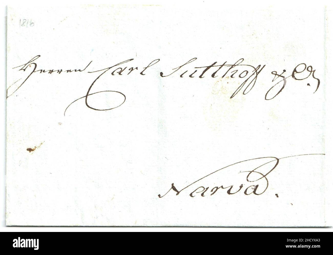 1816 letter hi-res stock photography and images - Alamy