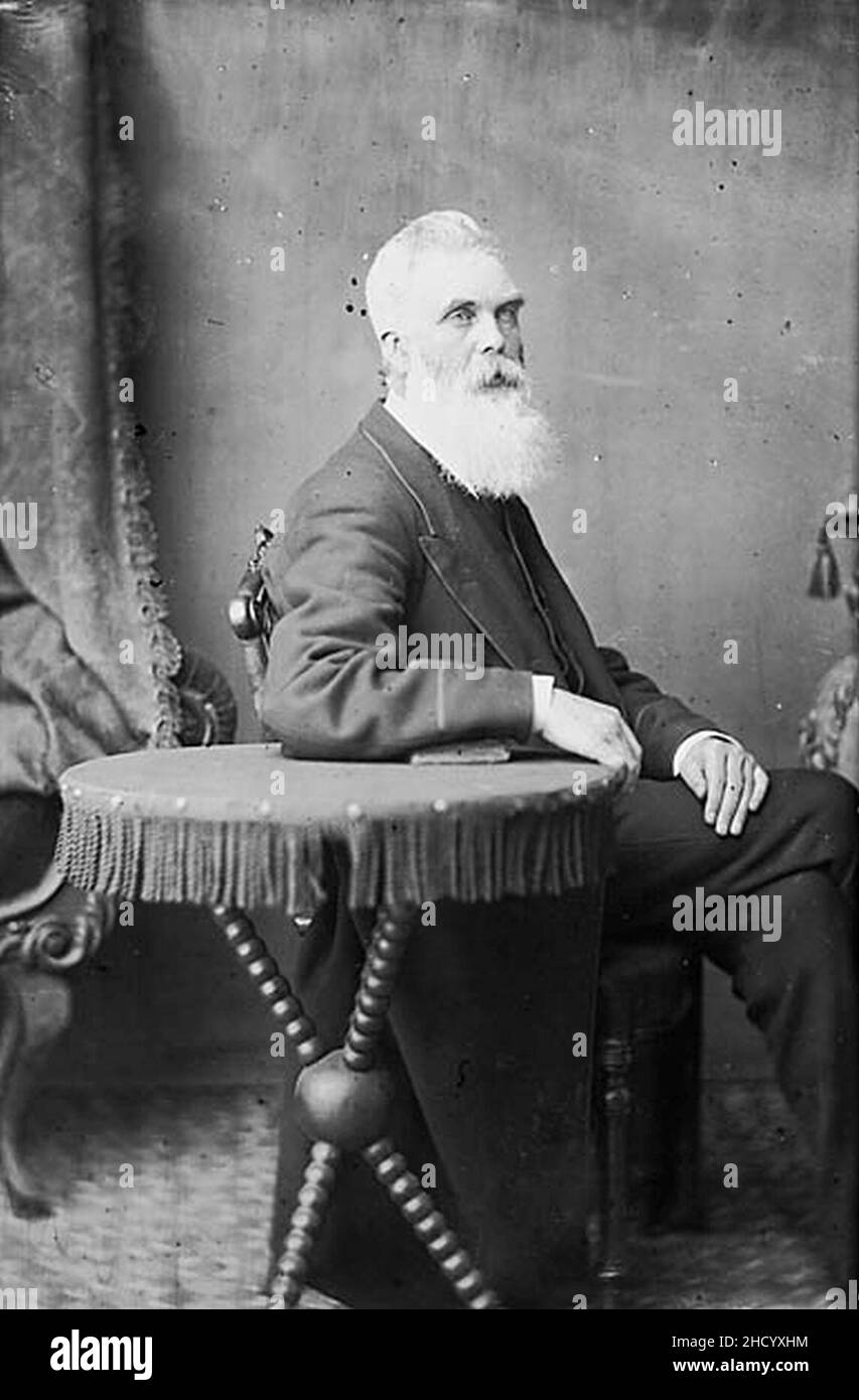 Revd David Rowlands (Dewi Mon, 1836-1907) (1867 Stock Photo - Alamy
