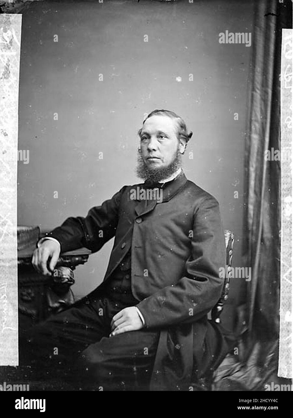 Revd John Rhys Morgan (Lleurwg, 1822-1900 Stock Photo - Alamy