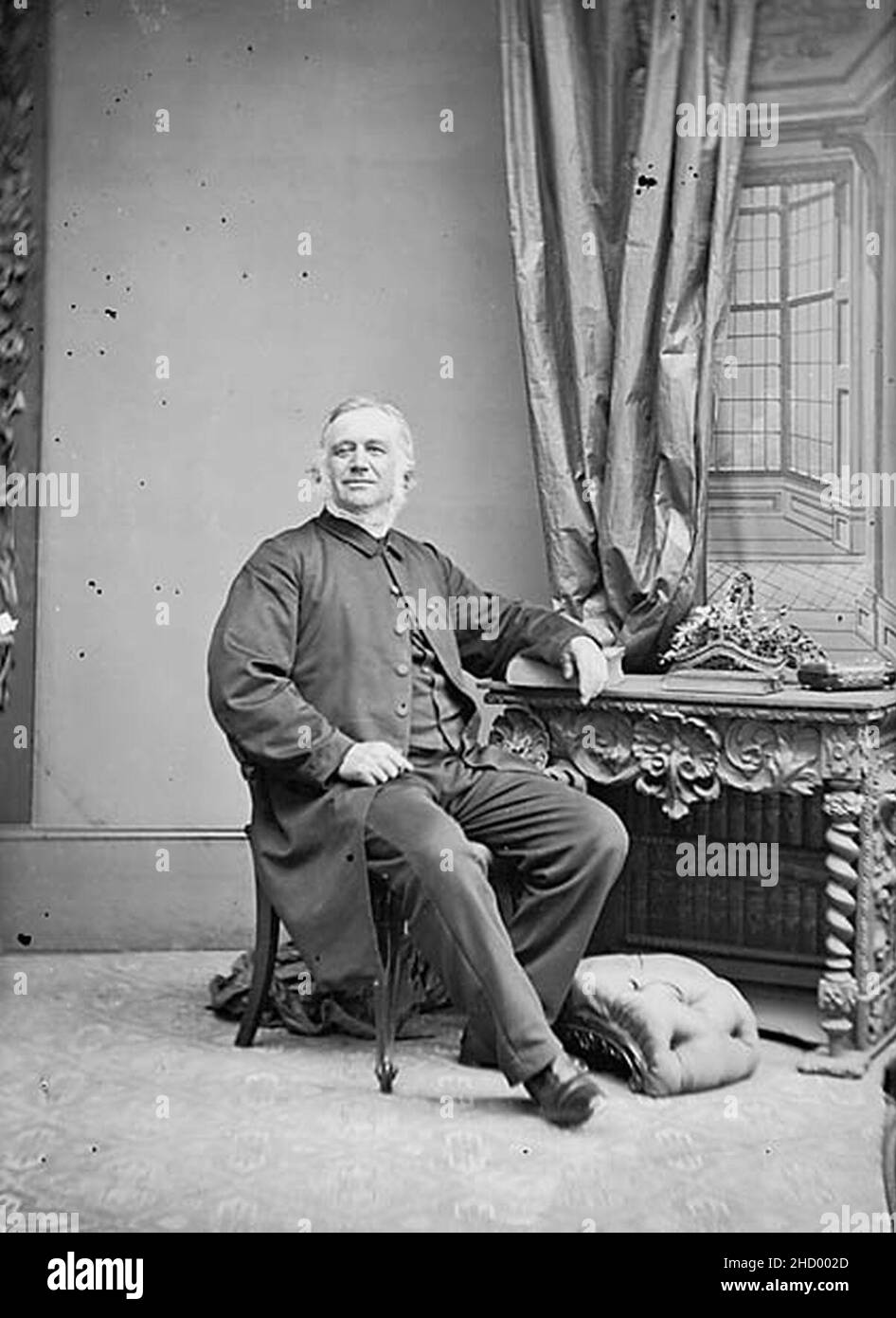 Revd William Rees (Gwilym Hiraethog, 1802-83) (1863 Stock Photo - Alamy