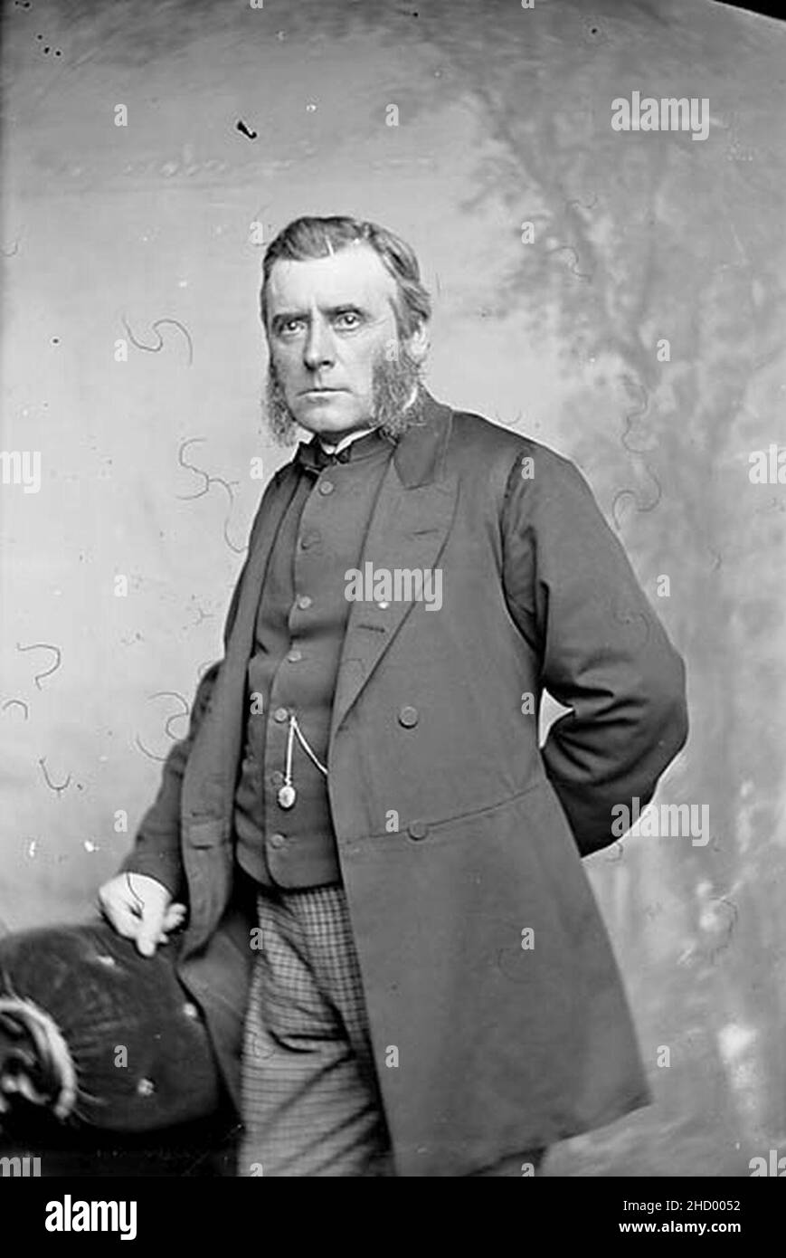 Revd William Theophilus Thomas (Gwilym Gwenffrwd, 1824-99 Stock Photo ...