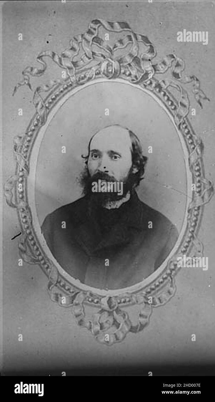 Revd William Thomas (Gwilym Marles, 1834-79) (U Stock Photo - Alamy
