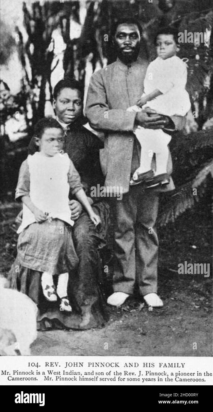 Reverend John Pinnock and family Stock Photo - Alamy