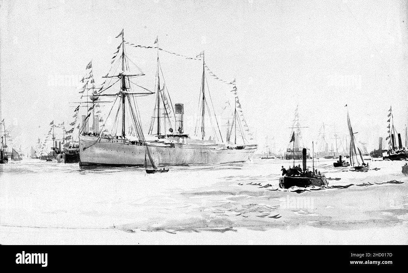 Review in 1897 Stock Photo - Alamy