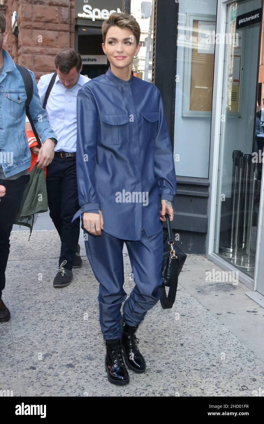 New York - NY - 20190930 Ruby Rose arrives at the Build Series to talk ...