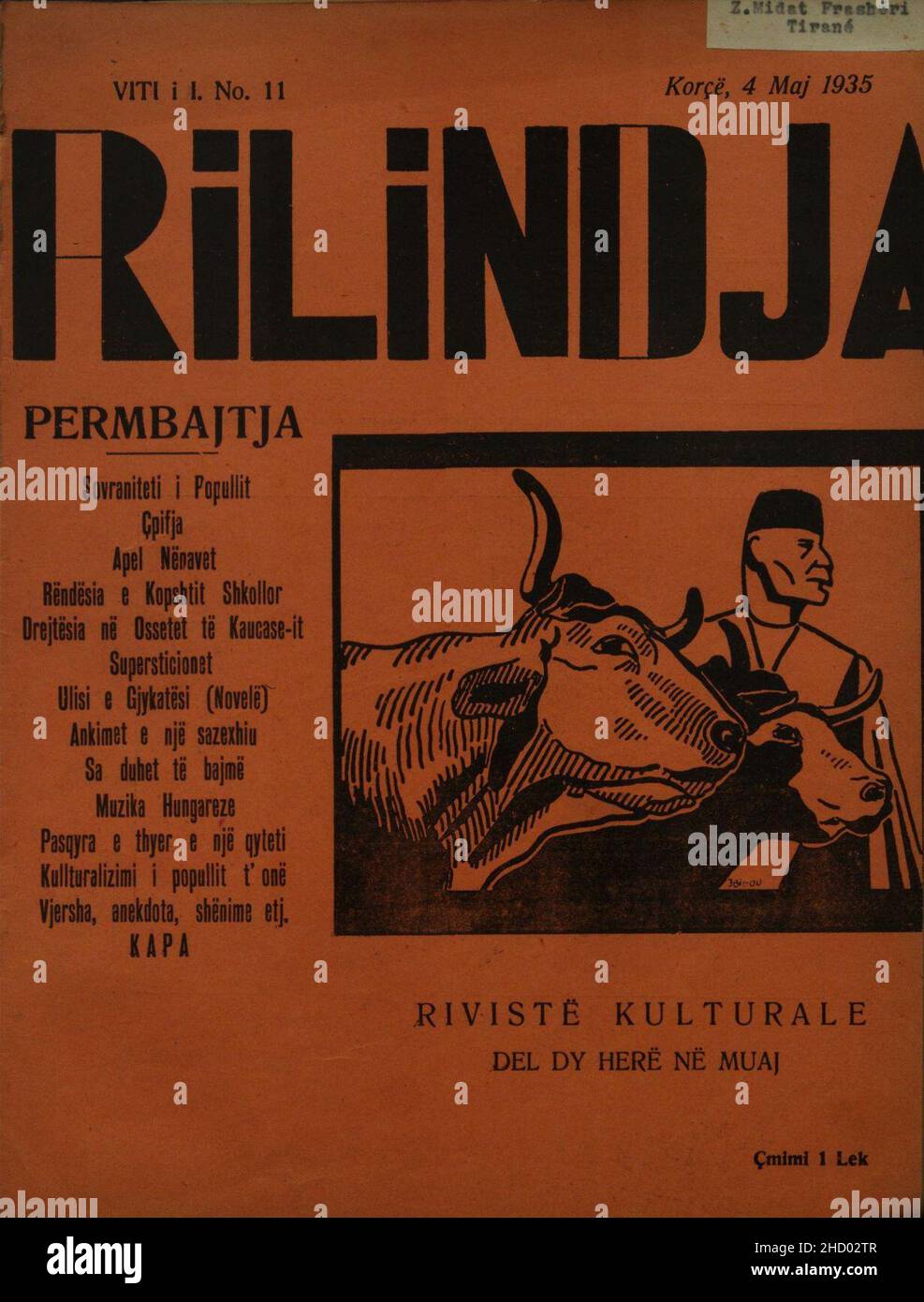 Rilindja hi-res stock photography and images - Alamy