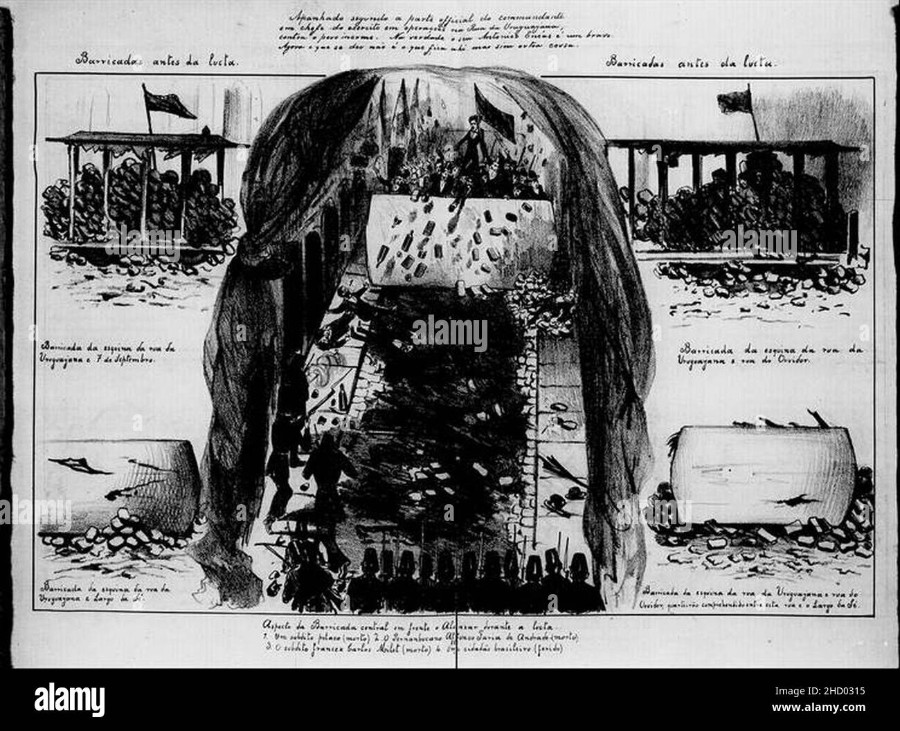 Revolta do Vintém - 0 Mequetrefe (6º ano, 03 jan. 1880 Stock Photo - Alamy