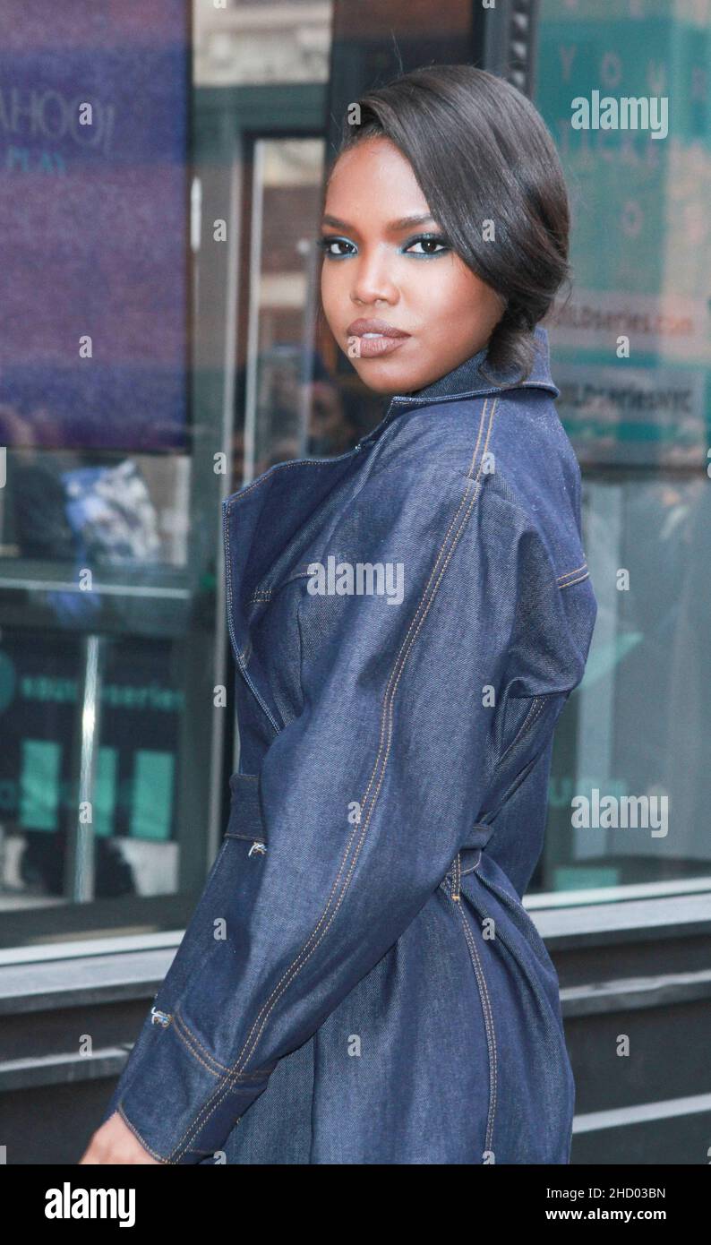 New York - NY - 20190313 Ryan Destiny was seen visiting the Build ...