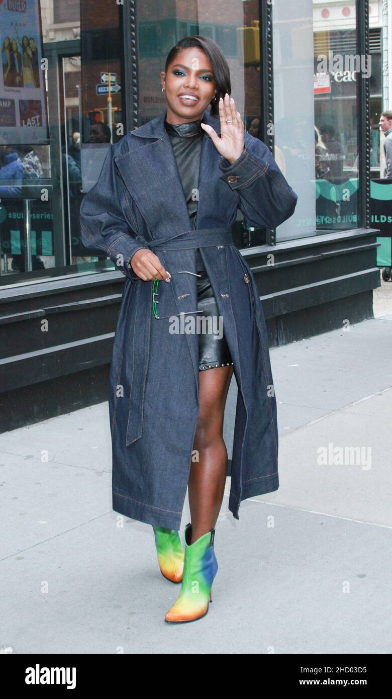 New York - NY - 20190313 Ryan Destiny was seen visiting the Build ...