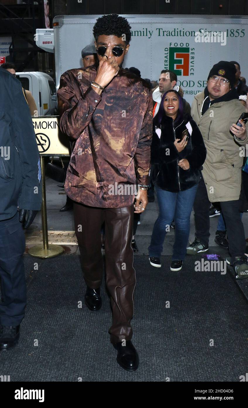 New York - NY - 20191119 Chadwick BosemanTaylor Simone Ledward and ...