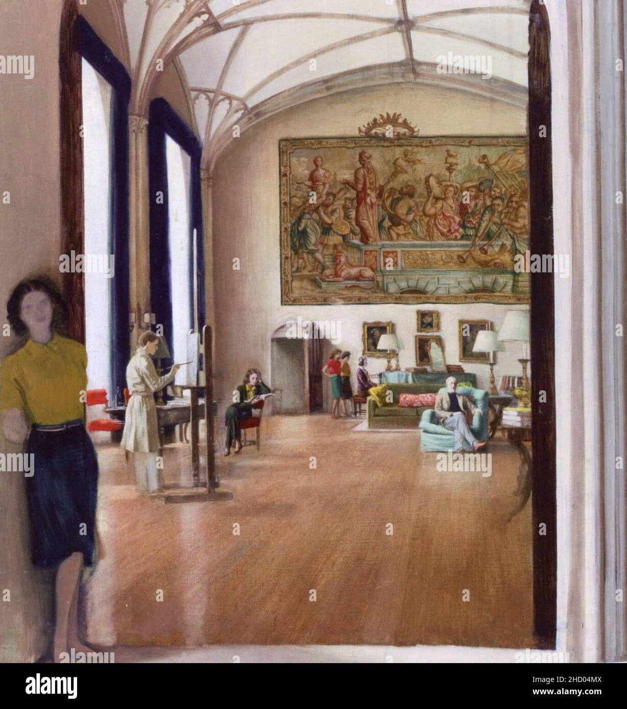 Rex Whistler - Charles Paget, 6th Marquess and Lady Marjorie ...