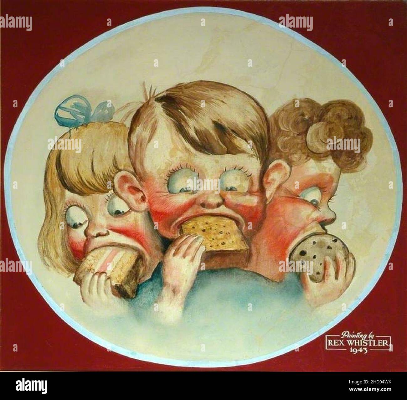 Rex Whistler - Party Time 1943 Stock Photo - Alamy