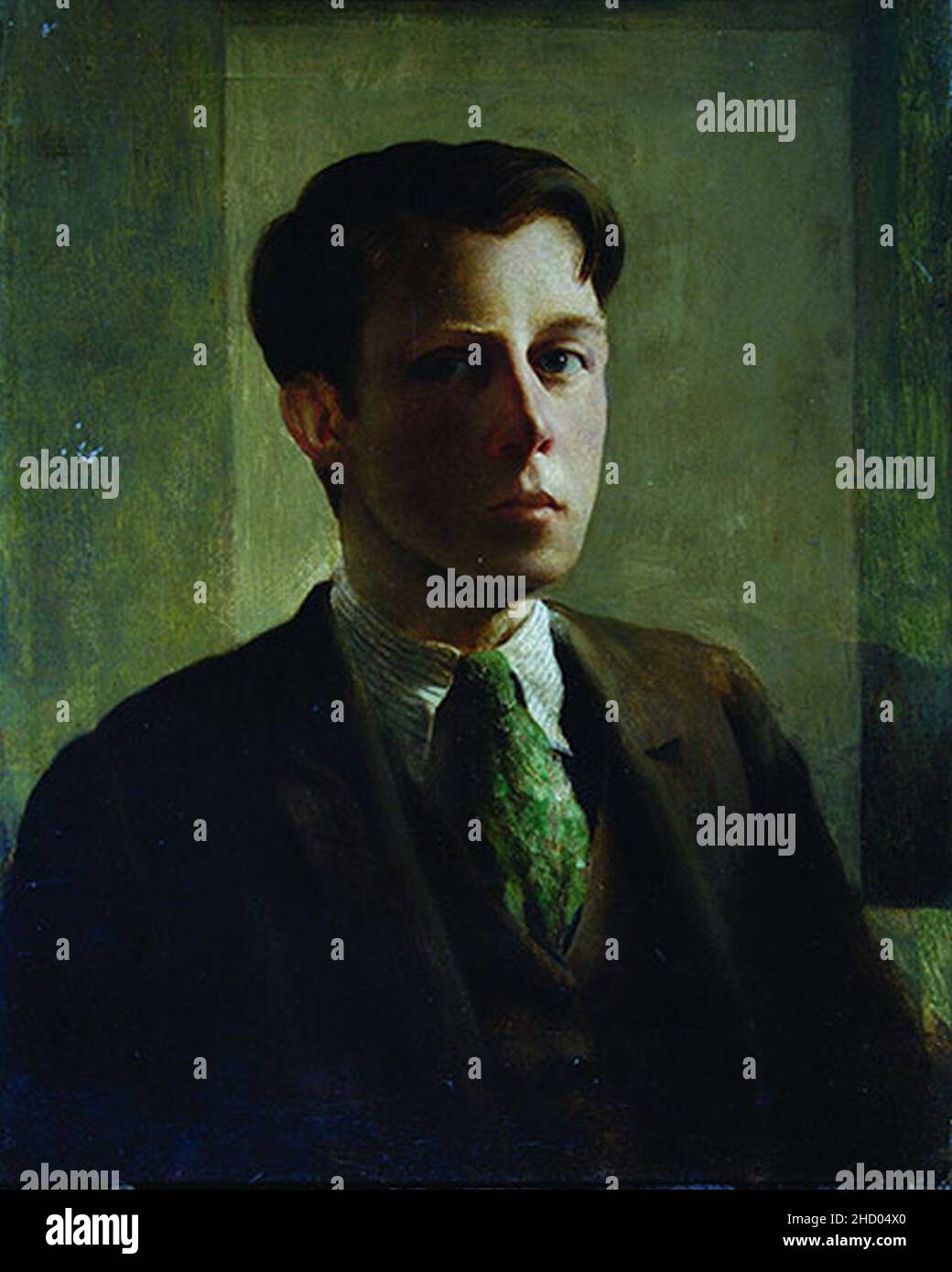 Rex Whistler - Self portrait 1924 Stock Photo - Alamy