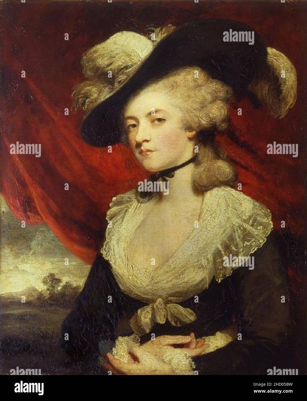 Reynolds - Mary Darby, Mrs Thomas Robinson 'Perdita' Stock Photo - Alamy