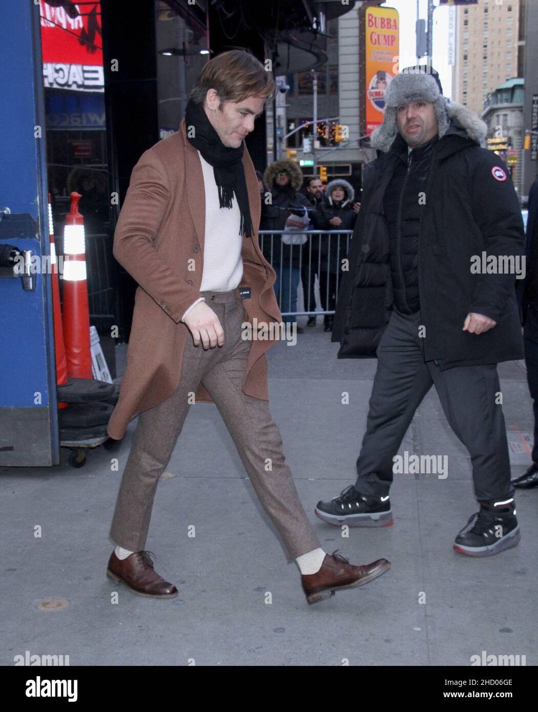 New York - NY - 20190121-Chris Pine and Jackie Chan at Good Morning ...