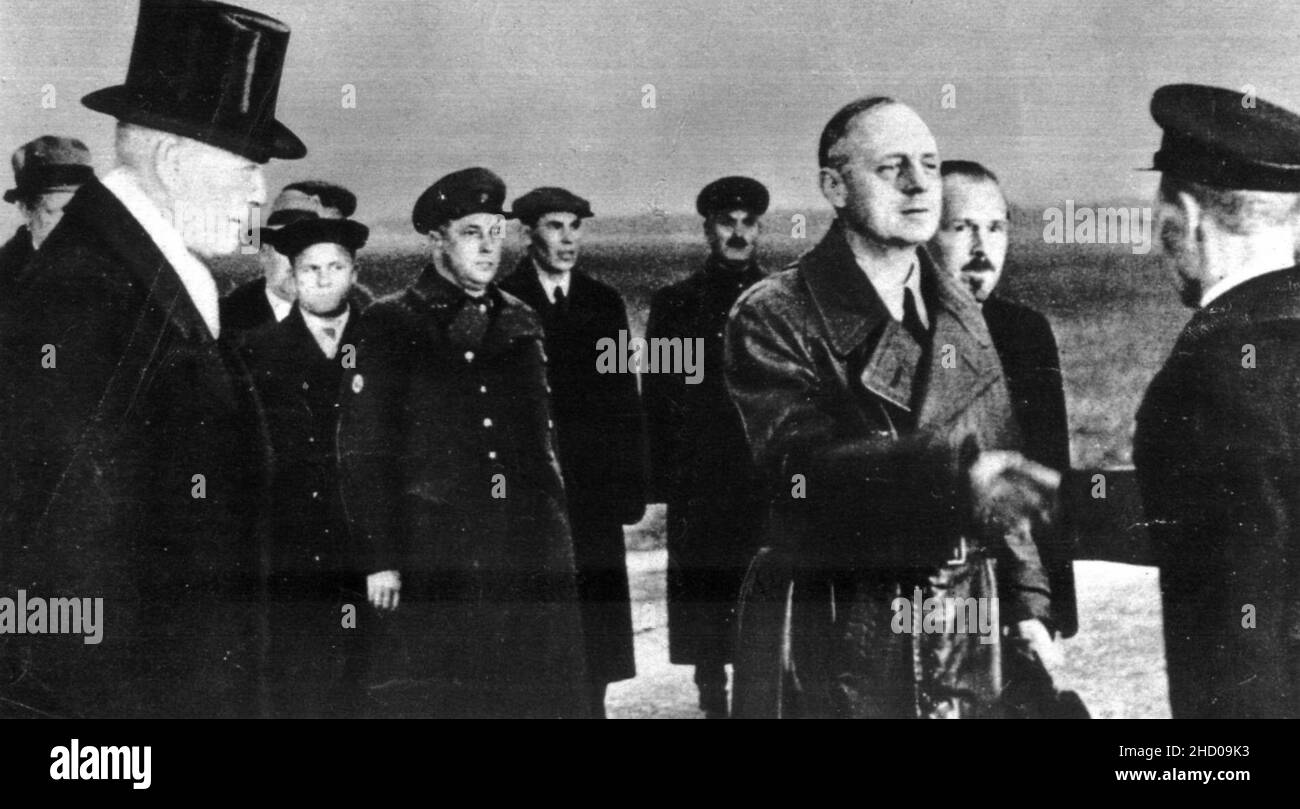 Ribbentrop v Moskve Stock Photo - Alamy