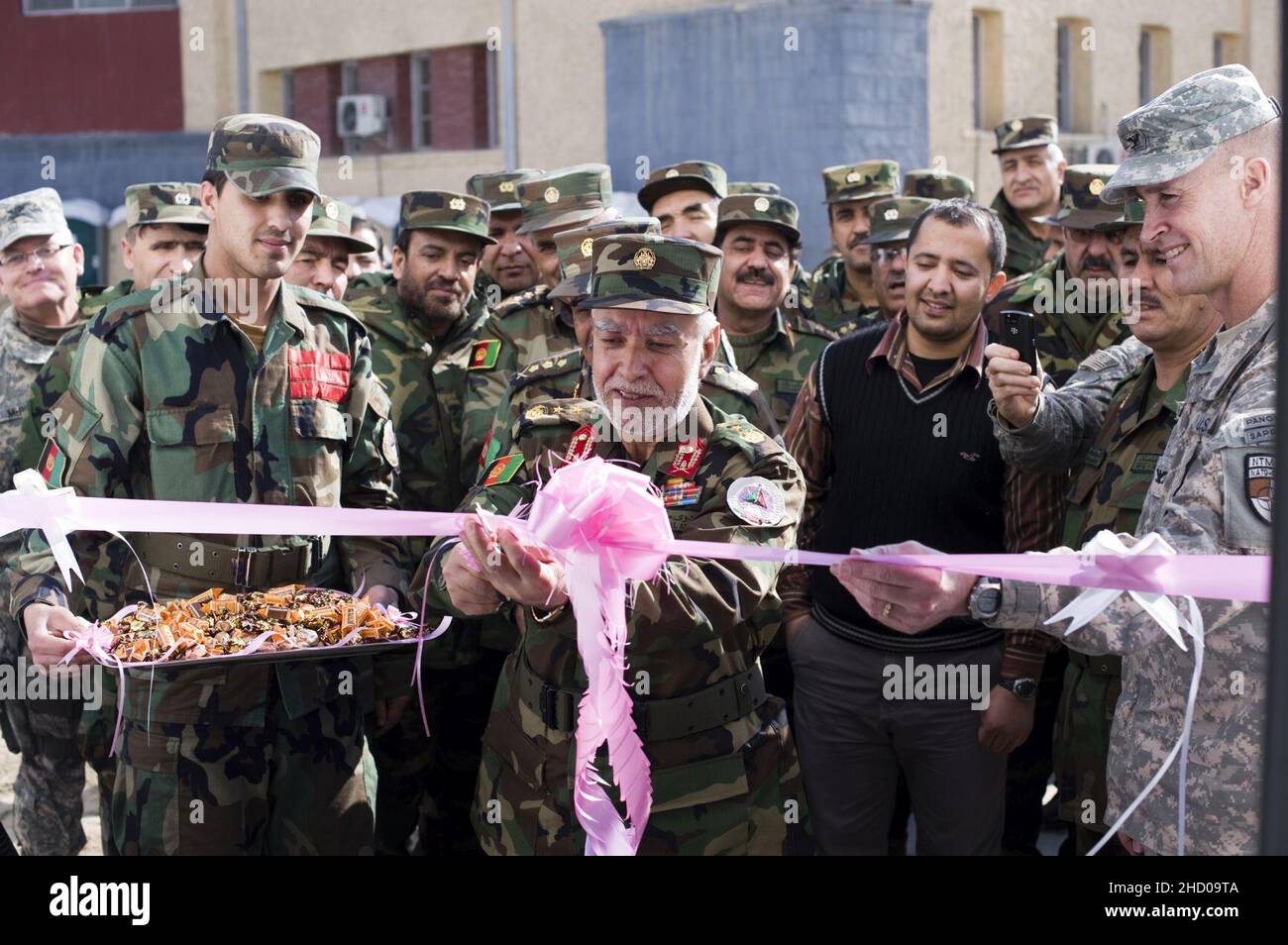 Ribbon Cutting at Afghan National Army National Military Academy of ...