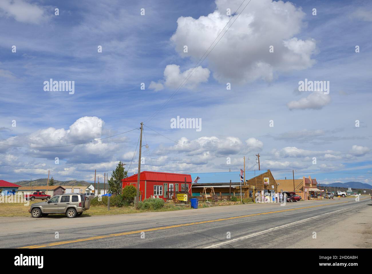 The Heart of Colorado, Hartsel CO Stock Photo - Alamy
