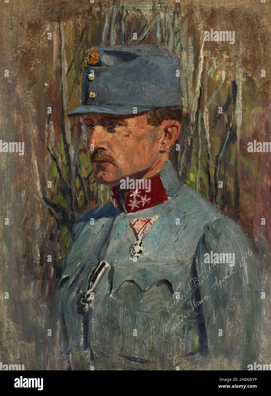 Richard Benno Adam Bildnis eines Soldaten 1916 Stock Photo - Alamy