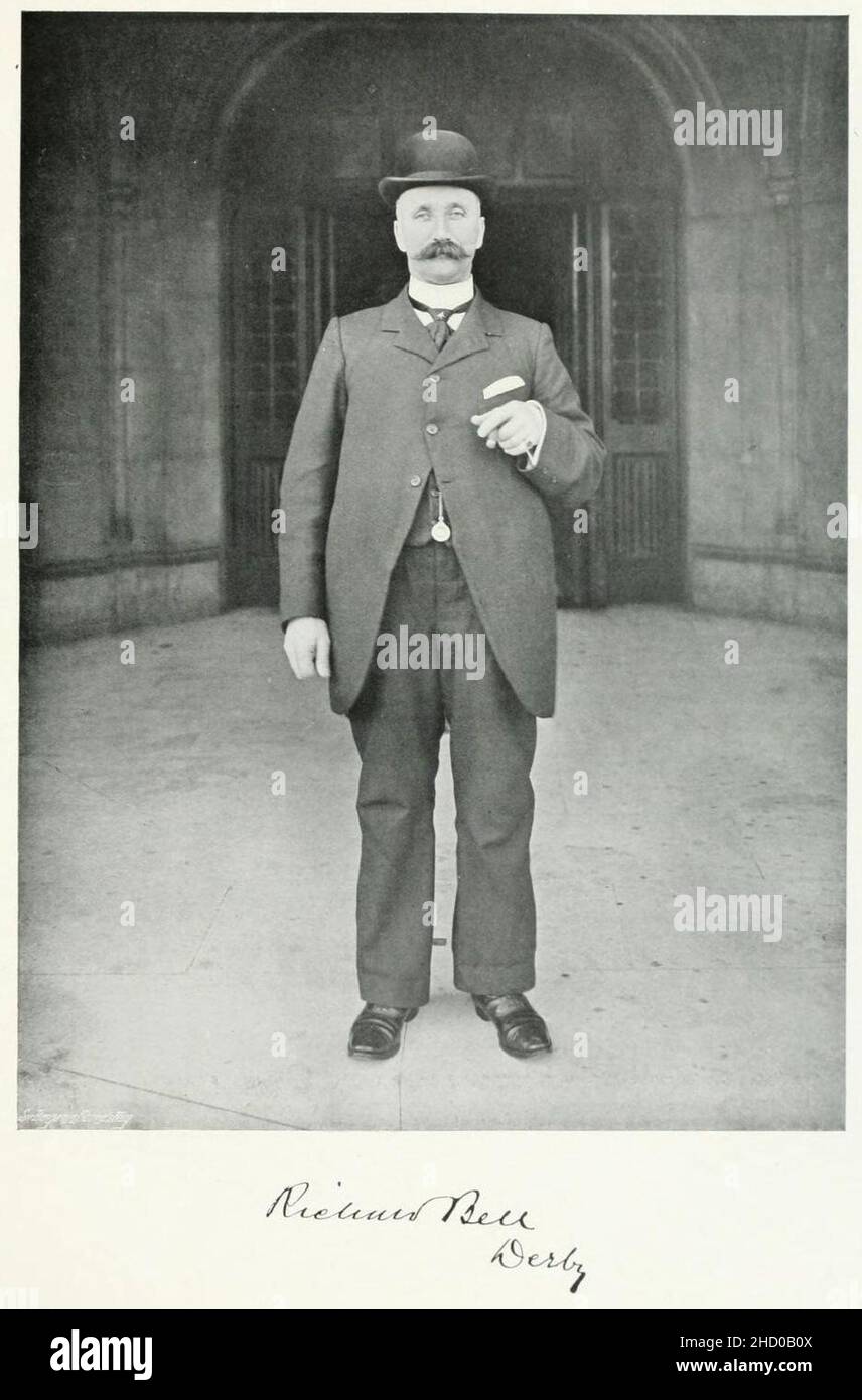Richard Bell MP, from Sir Benjamin Stone's pictures (book Stock Photo ...