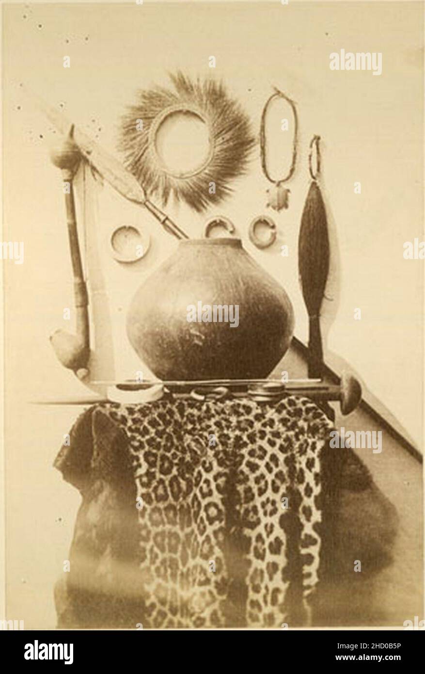 Richard Buchta - Shilluk material culture I Stock Photo - Alamy