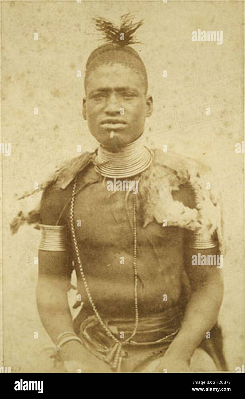Richard Buchta - Portrait of an Acholi man Stock Photo - Alamy