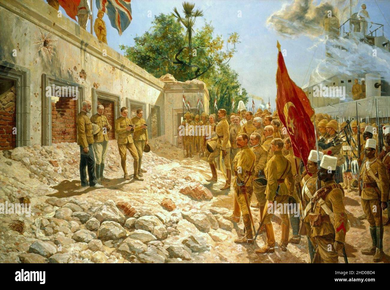 Richard Caton Woodville (1856-1927) - The Memorial Service for General ...