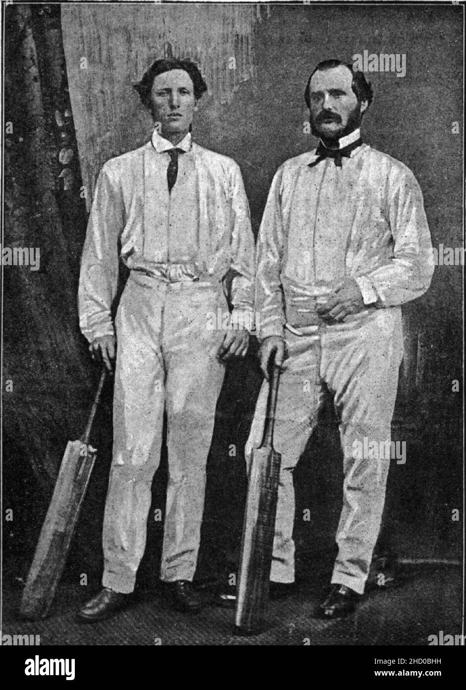 Richard Daft & George Parr 1862 Stock Photo - Alamy