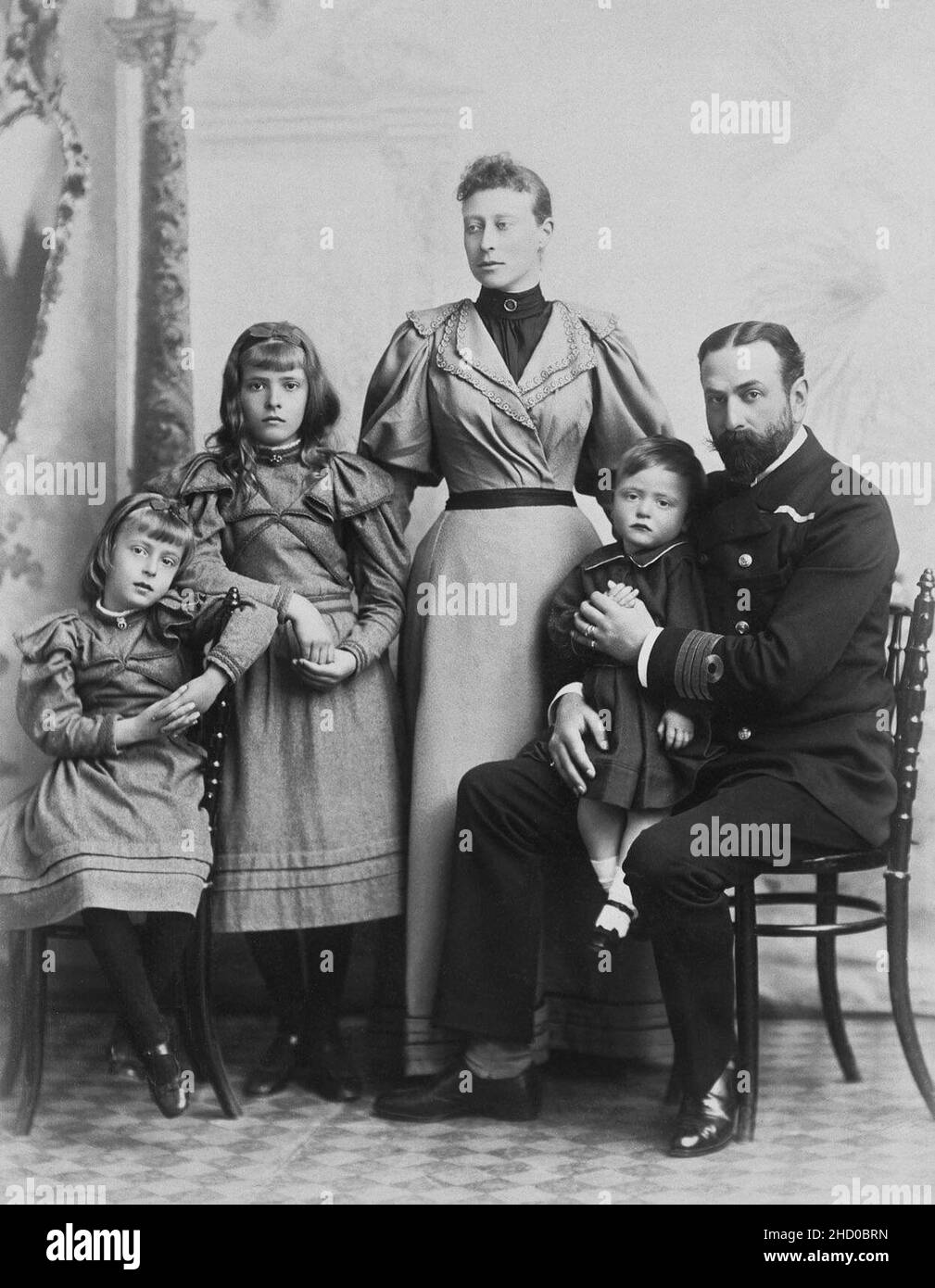 Prince louis of battenberg and family hi-res stock photography and ...