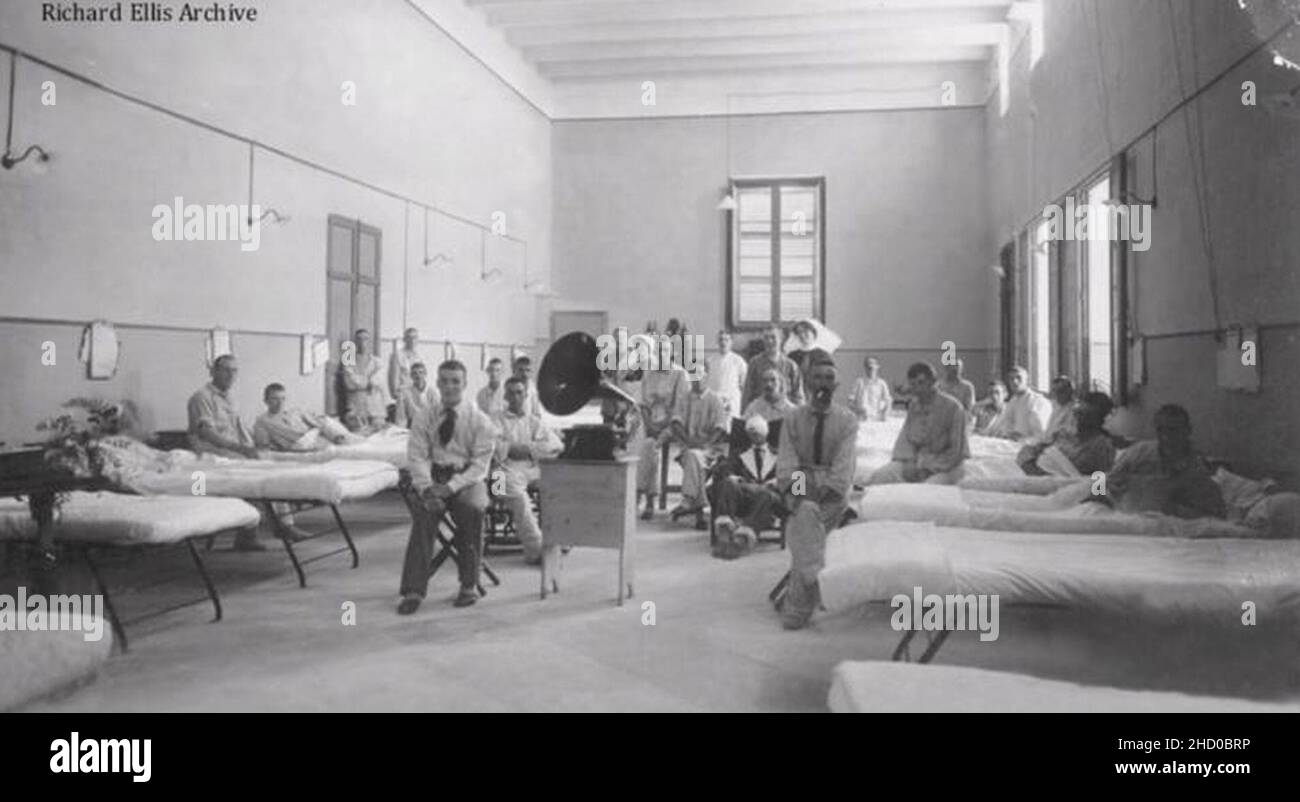 Richard Ellis, Hospital ward, Malta in WW1 Stock Photo - Alamy