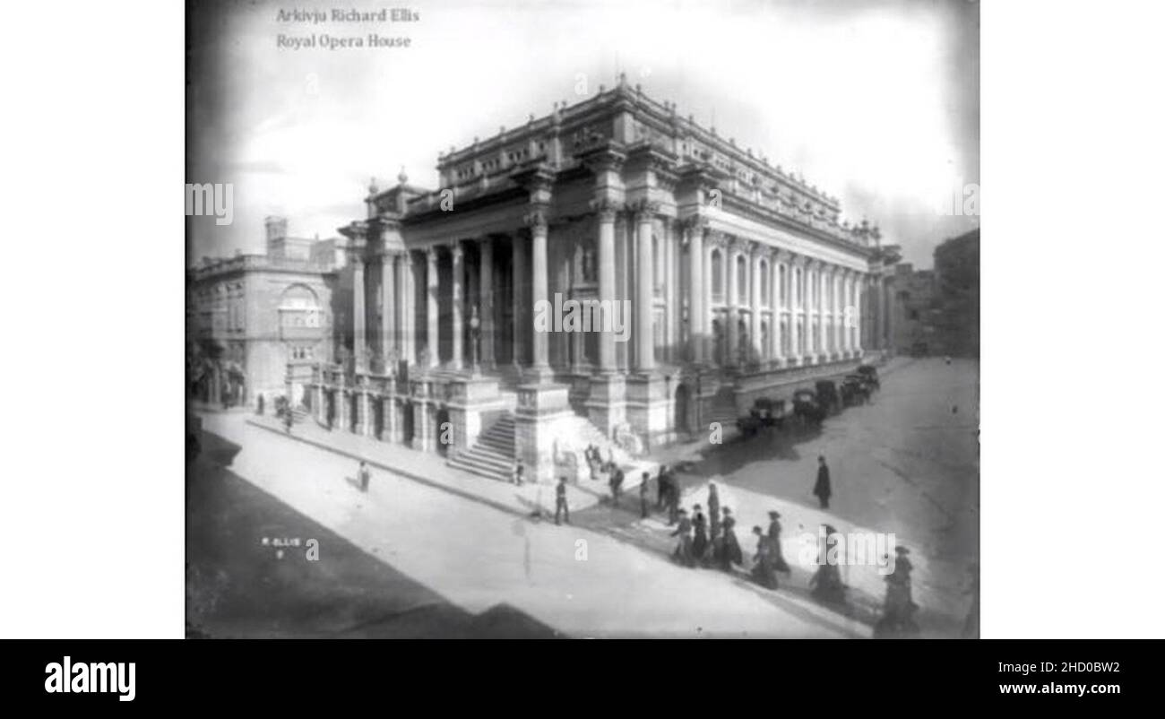 Richard Ellis, Royal Opera House Valletta Stock Photo - Alamy