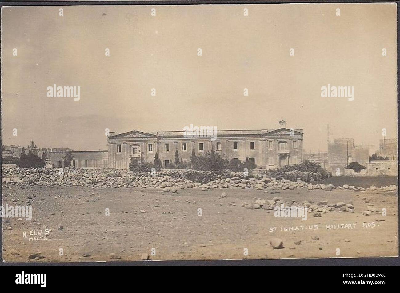 Richard Ellis, St Ignatius barracks and Church, St. Julian's Stock ...